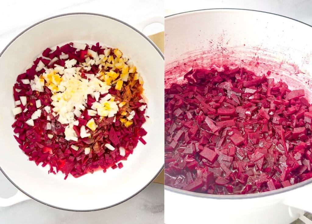 EASY BEETROOT PACHADI - Razia Cooks